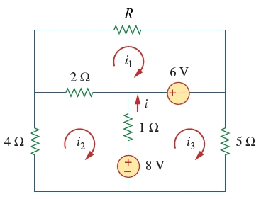 Solved In the circuit given below, R = 18 Ω. Find the value | Chegg.com
