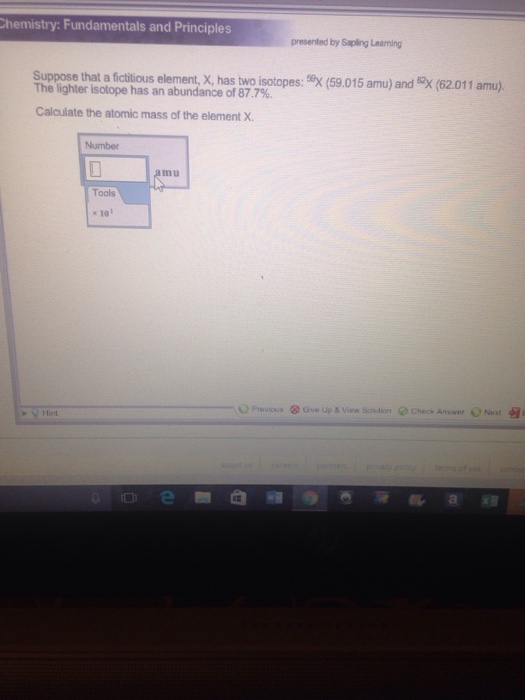 Solved Suppose that a fictitious element, X, has two | Chegg.com