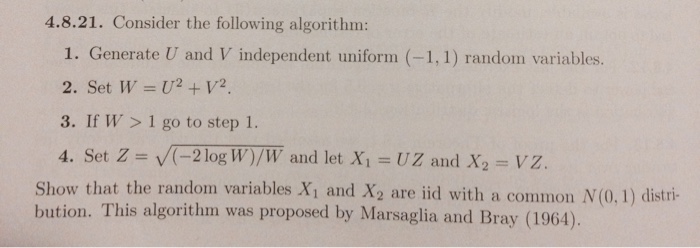 Solved 4.8.21. Consider the following algorithm: 1. Generate | Chegg.com Solved 4.8.21. Consider the following algorithm: 1. Generate | Chegg.com