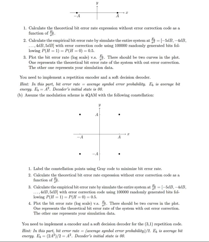 Problem 4 (Forward Error Correction Simulation) | Chegg.com