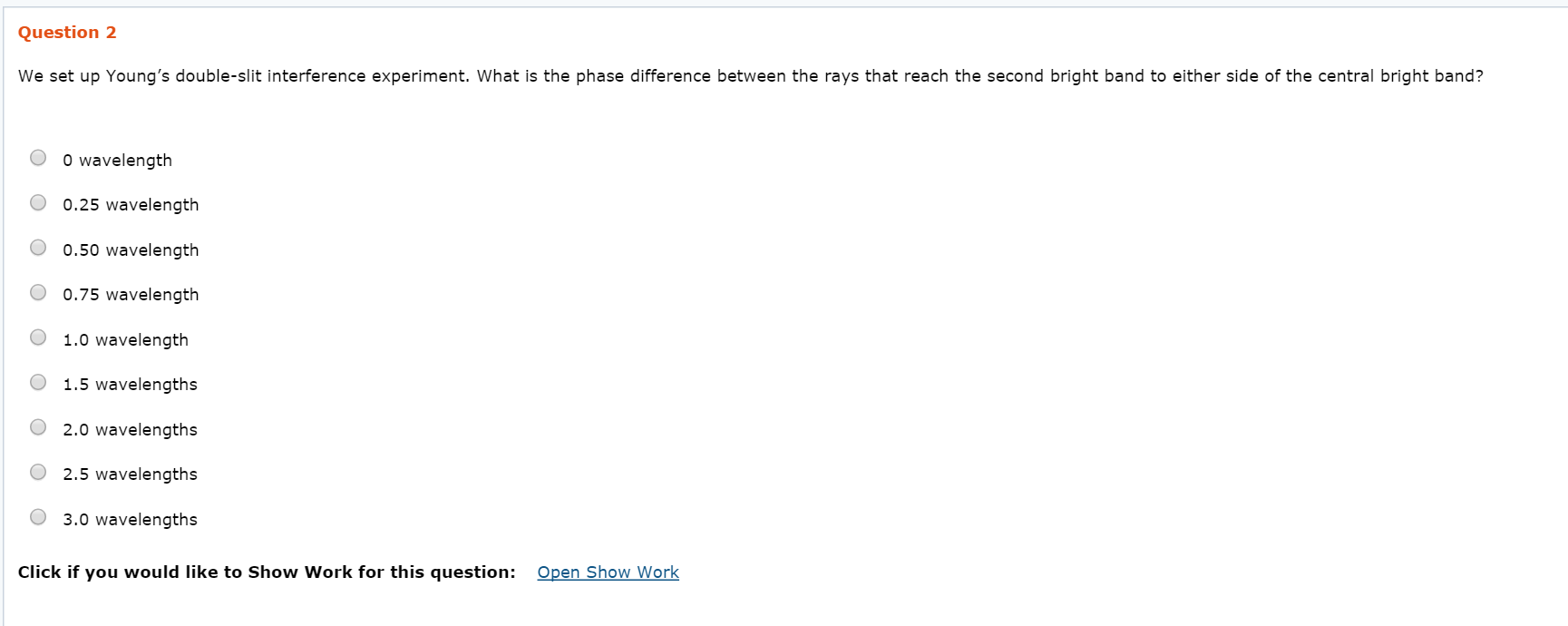 Solved Question 1 When light passes through a narrow slit | Chegg.com