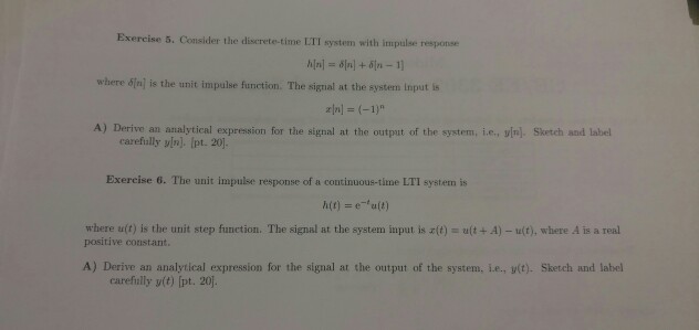 Solved Exercise 1. Consider the continuous-time signal | Chegg.com