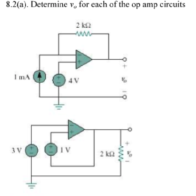 Solved Determine vo for each of the op amp circuits | Chegg.com Solved Determine vo for each of the op amp circuits | Chegg.com