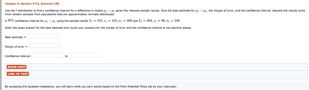 Solved Chapter 6, Section 4-CI, Exercise 190 Use the | Chegg.com