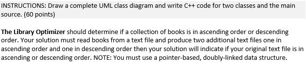 Solved INSTRUCTIONS: Draw a complete UML class diagram and | Chegg.com