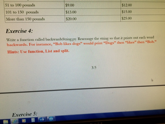 Solved 51 to 100 pounds 101 to 150 pounds More than 150 | Chegg.com