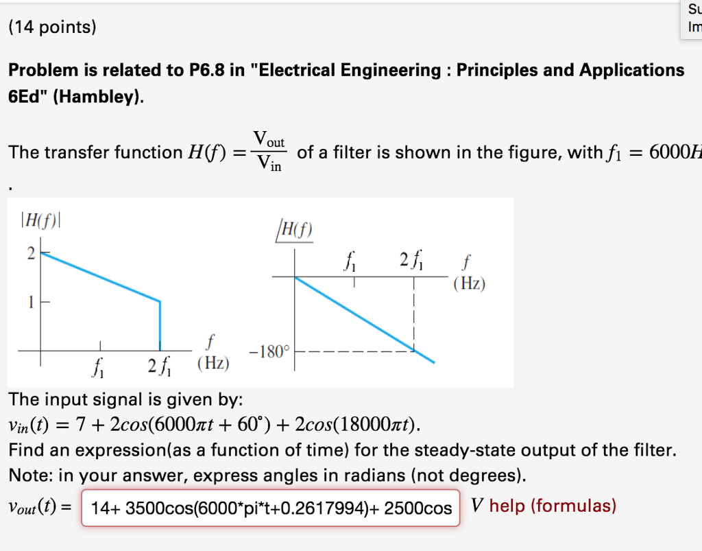 Solved (14 points) Su Im Problem is related to P6.8 in | Chegg.com