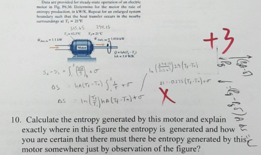 Solved Data are provided for steady-state operation of an | Chegg.com