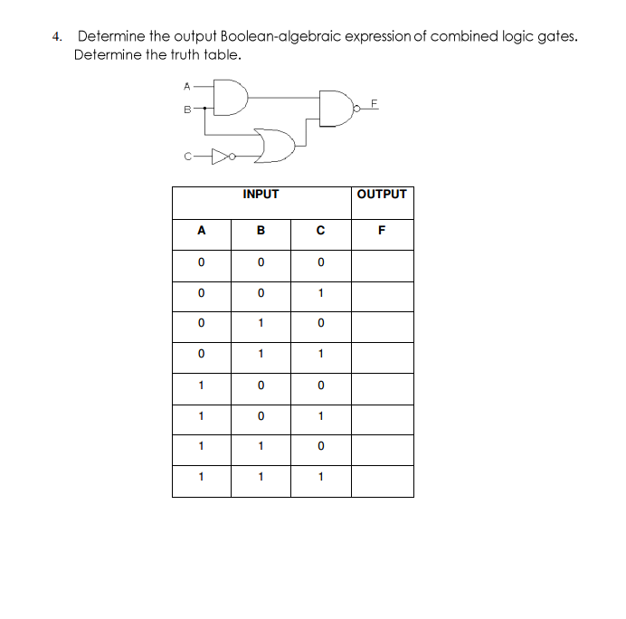 Solved Given the following TTL gates and connections, give | Chegg.com