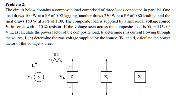 Solved Problem 2: The circuit below contains a composite | Chegg.com