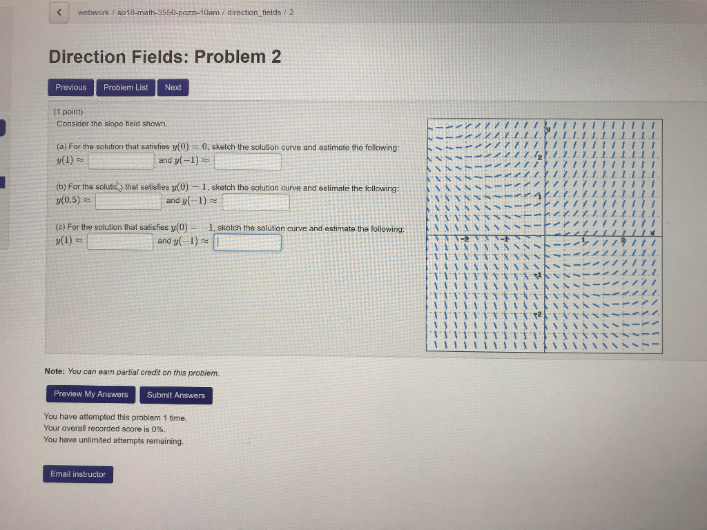 Solved webwork / sp18-math-3550-pozzi-10am / | Chegg.com