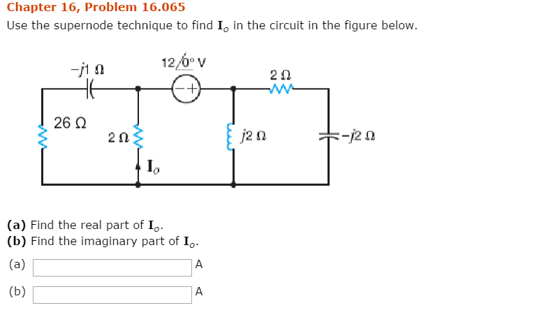 Solved Use the supernode technique to find I_0 n the circuit | Chegg.com