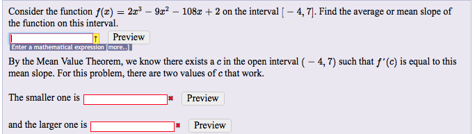 Solved Consider the function f(x) = 2x^3 - 9x^2 - 108x + 2 | Chegg.com