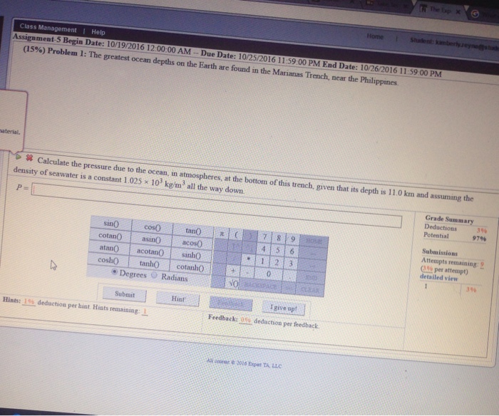 Solved Class Management I Help Assignment-5 Begin Date: | Chegg.com