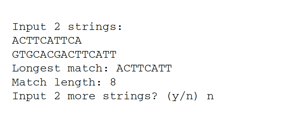Solved Problem A: (A Type of) Sequence Matching (20 points) | Chegg.com