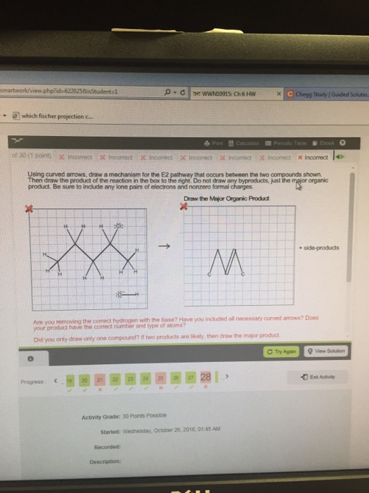 Solved Using curved arrows, draw a mechanism for the E2 | Chegg.com