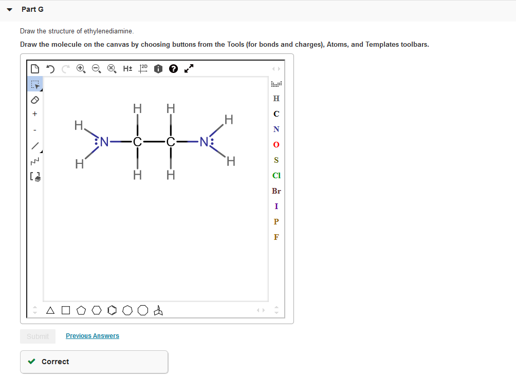 Solved Constants I Periodic Table Ethylenediamine (NH2 | Chegg.com