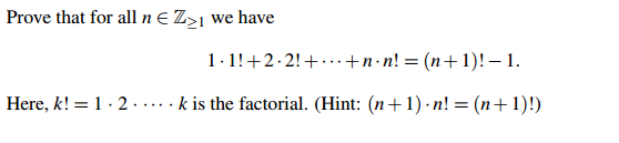 Solved Prove that for all n elementof Z lessthanorequalto 1 | Chegg.com