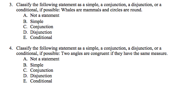 Solved 3. Classify the following statement as a simple, a | Chegg.com