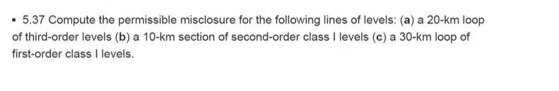 Solved Compute The Permissible Misclosure For The
