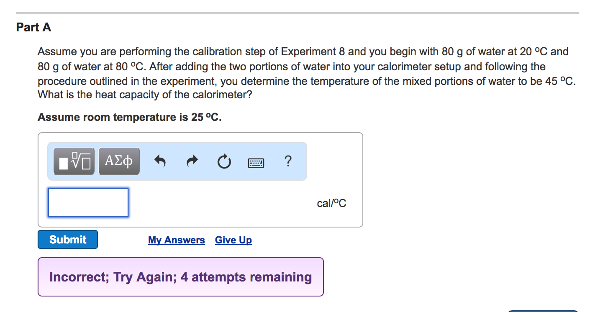 Solved Assume you are performing the calibration step of | Chegg.com