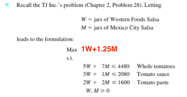 Solved 9. Recall the TJ Inc.'s problem (Chapter 2, Problem | Chegg.com