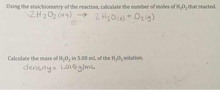 Solved Using the stoichiometry of the reaction, calculate | Chegg.com