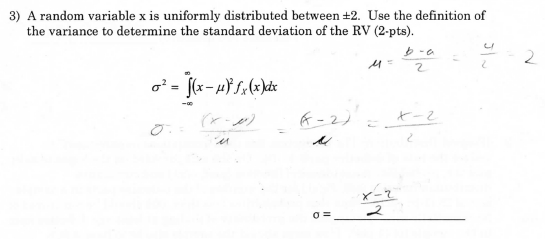 Solved A random variable times is uniformly distributed | Chegg.com