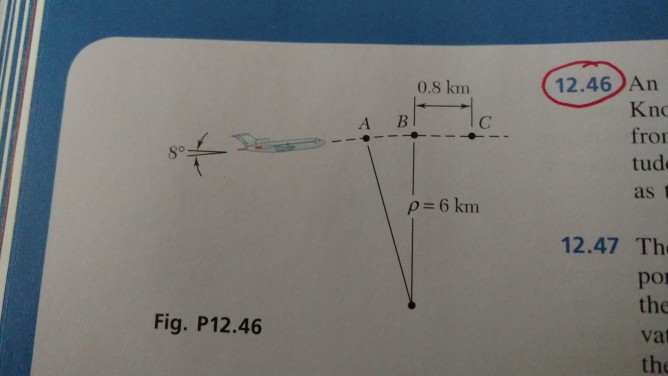 Solved 12.46 An airline pilot climbs to a new flight level | Chegg.com