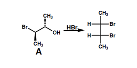 Solved When (2S, 3R)-3-bromo-2-butanol (molecule A) is | Chegg.com
