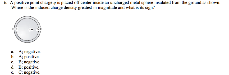 Solved A positive point charge q is placed off center inside | Chegg.com