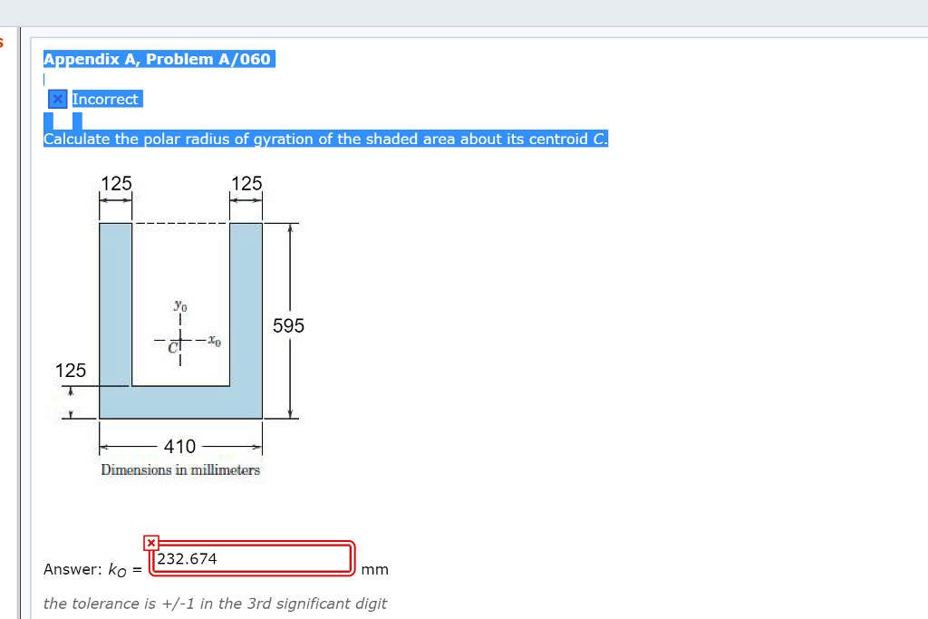 Solved Appendix A, Problem A/060 | Chegg.com