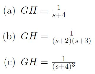 Solved Draw the Nyquist plot for the following open-loop | Chegg.com