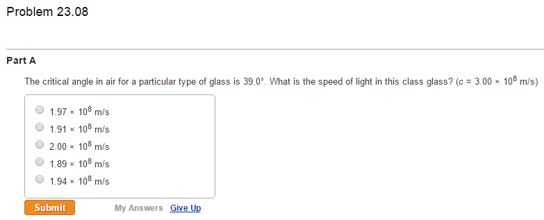 Solved Conceptual Question 23.02 Part A When light goes from | Chegg.com Solved Conceptual Question 23.02 Part A When light goes from | Chegg.com