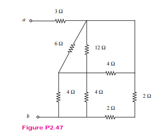Solved Find the equivalent resistance between terminals a | Chegg.com