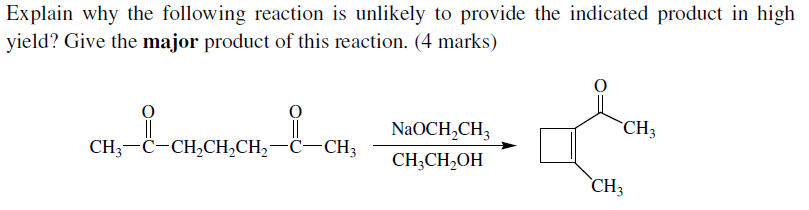 Solved Explain why the following reaction is unlikely to | Chegg.com