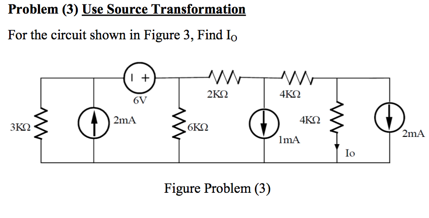 Solved For the circuit shown in , Find Io | Chegg.com