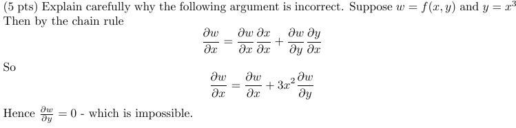 Solved Explain carefully why the following argument is | Chegg.com