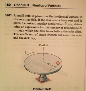 A small coin is placed on the horizontal surface of | Chegg.com