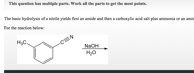 Simple Hydrolysis Reaction