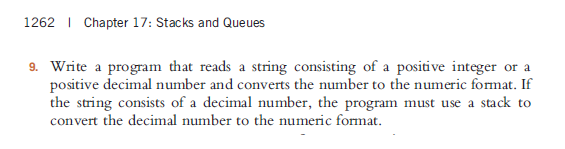 Solved Write a program that reads a string consisting of a | Chegg.com