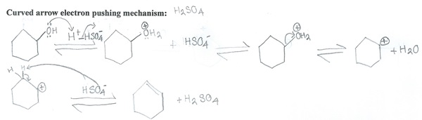 Solved I wanted to show the E1 mechanism where cyclohexanol | Chegg.com