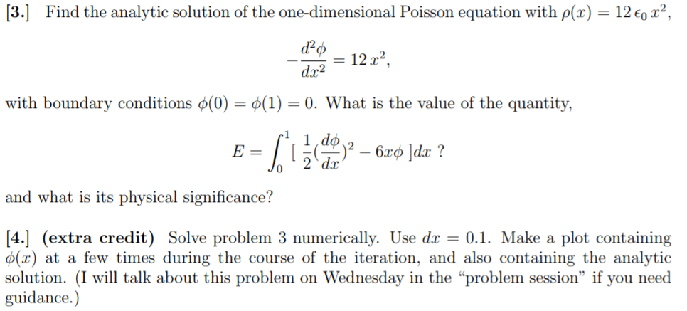 Solved [3.] Find the analytic solution of the | Chegg.com
