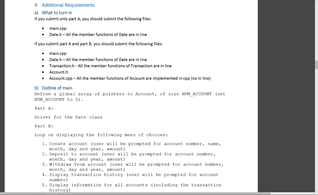 Solved Need help with C++ I have all of this already | Chegg.com