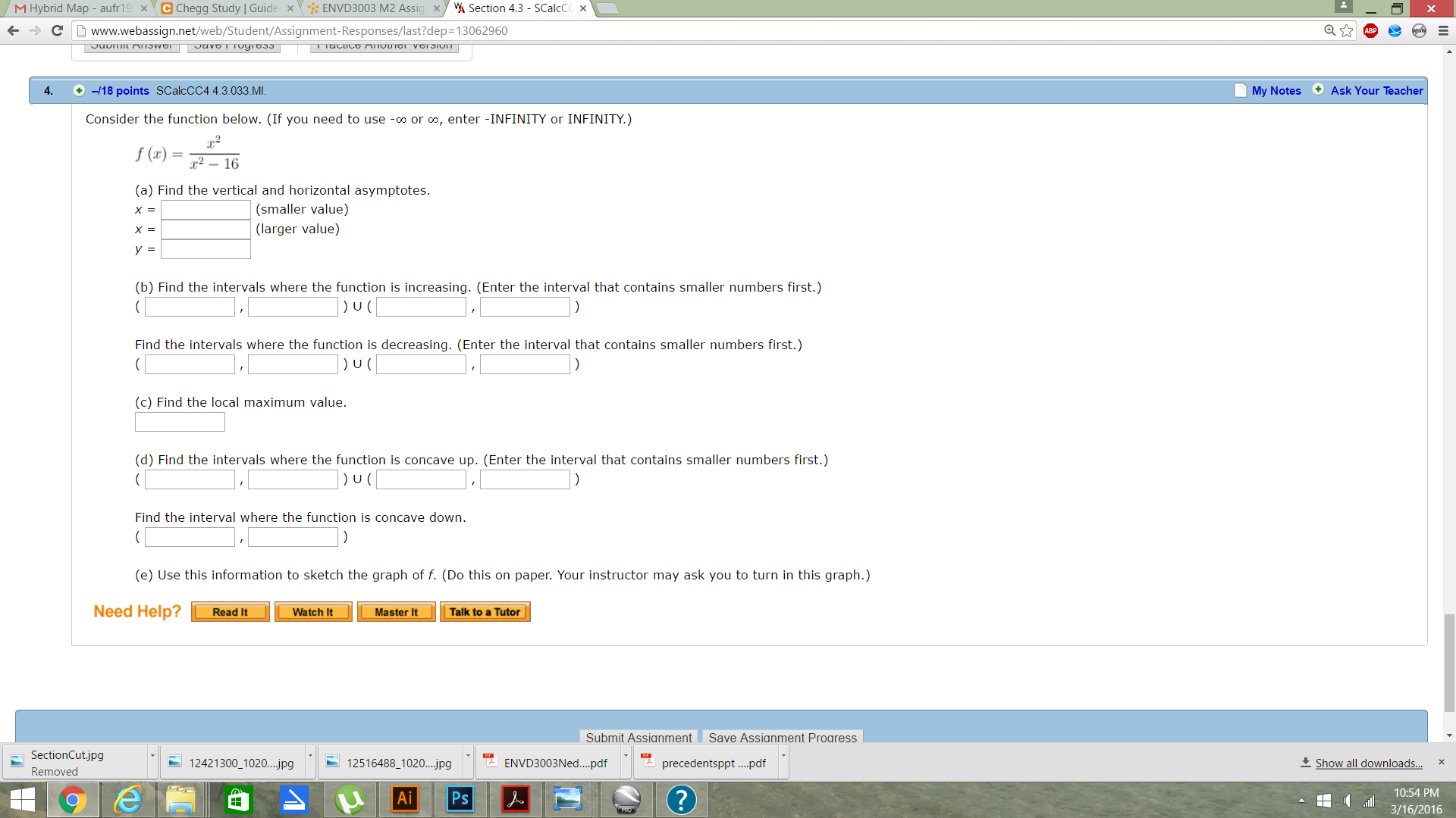 Solved Consider the function below. (If you need to use - | Chegg.com