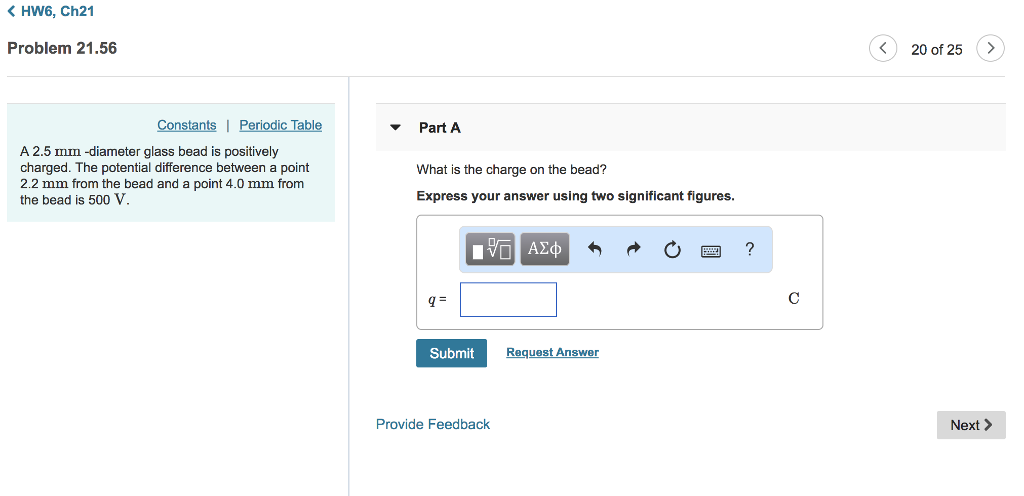 Solved くHW6, Ch21 Problem 21.56