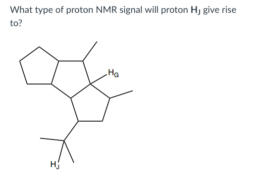 Solved What type of proton NMR signal will protons HG give | Chegg.com