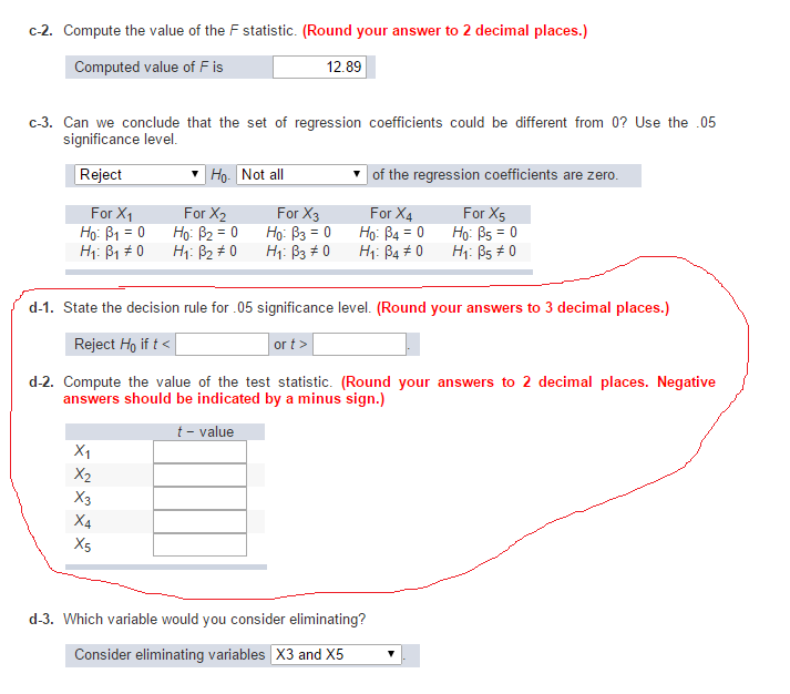 Solved The Following Regression Output Was Obtained From A 