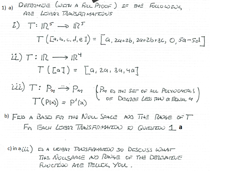 Solved a) Determine (A full proof) If the following are | Chegg.com