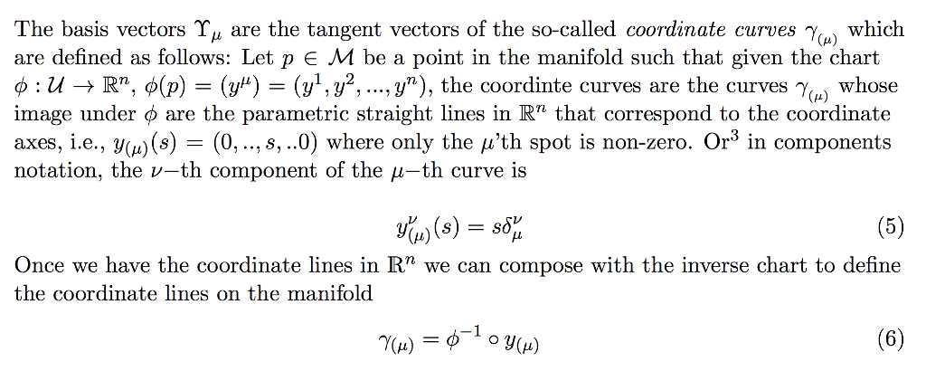 Given a curve γ on a manifold M, ie. an injective map | Chegg.com